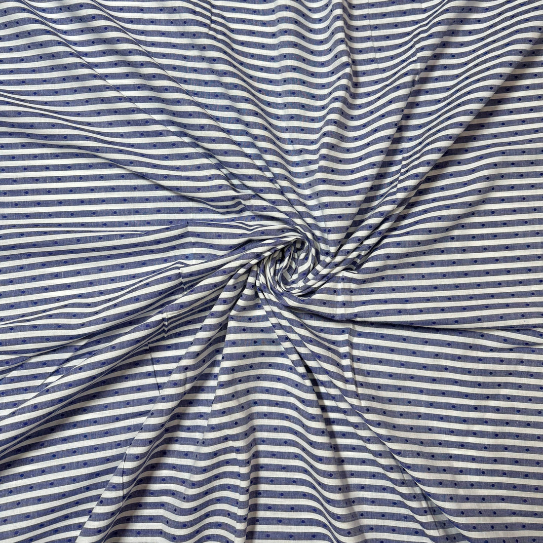 Buy Mill Made Chambray Stripe Dobby Fabric – MAF